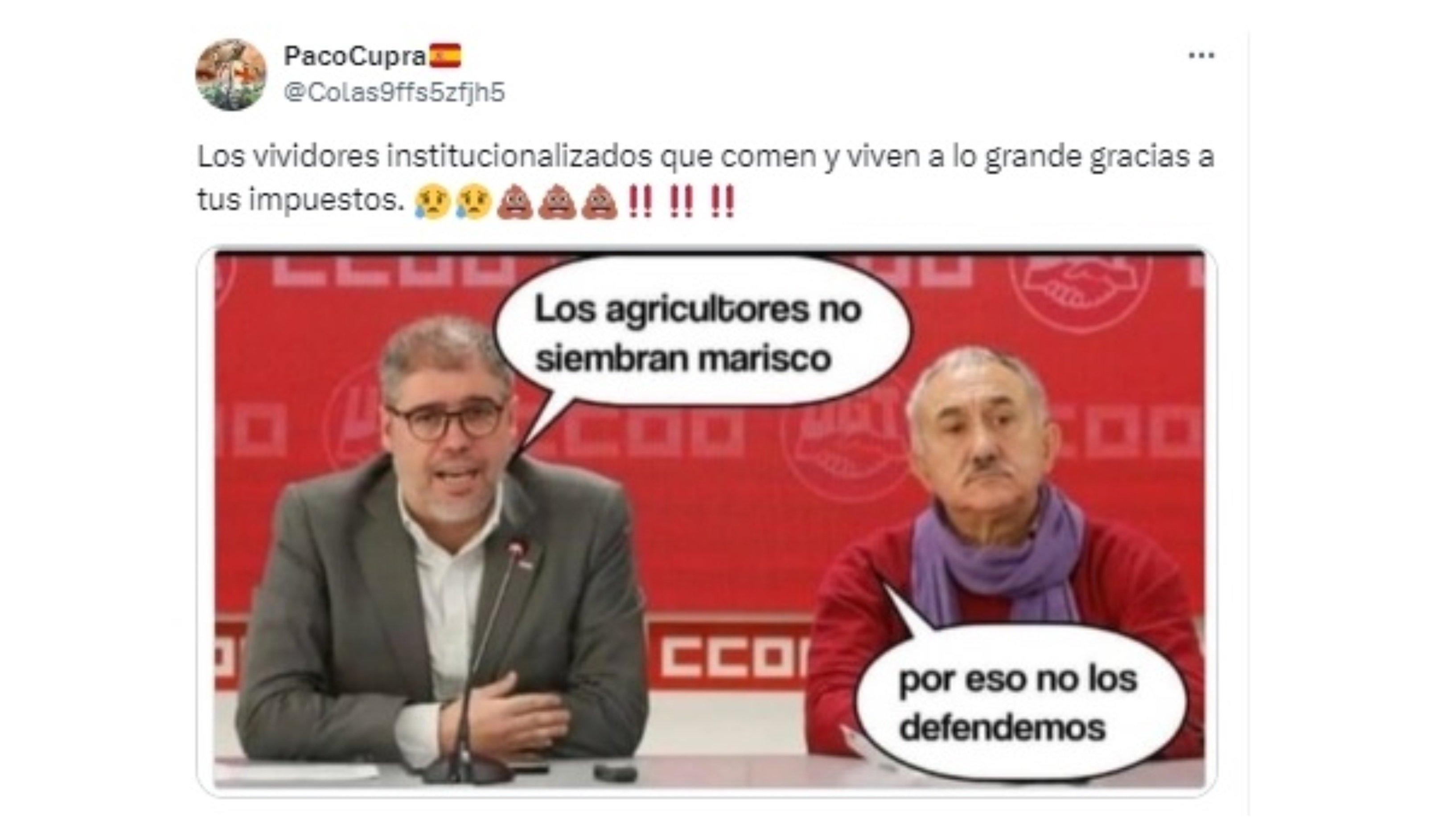 Memes. Sembrando marisco.