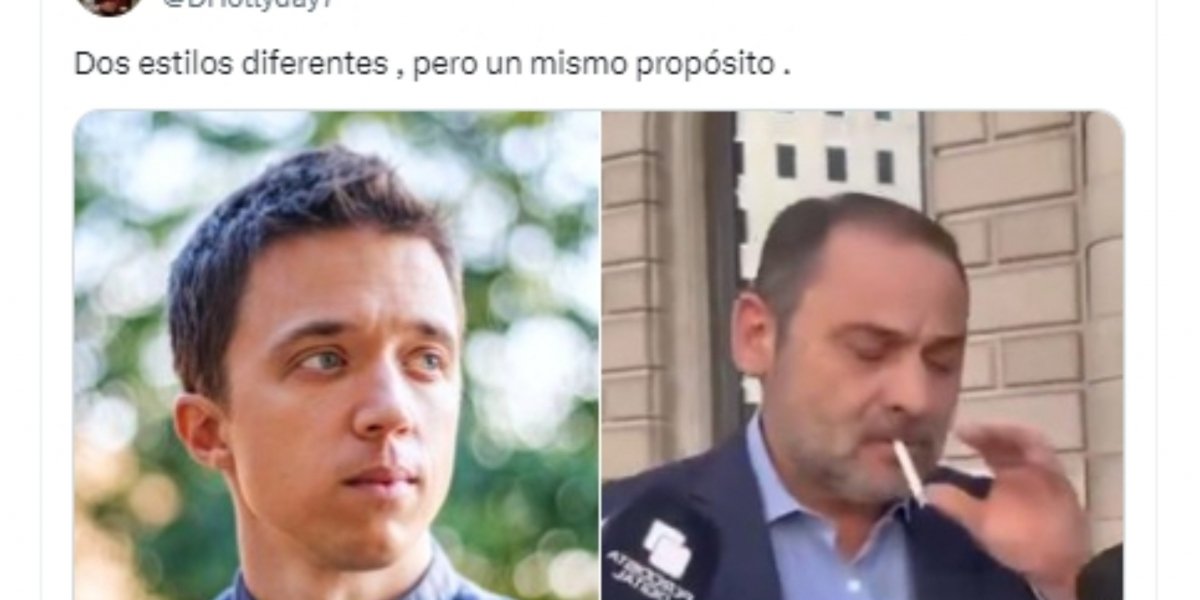 Memes. Errejón y Ábalos: dos estilos diferentes...