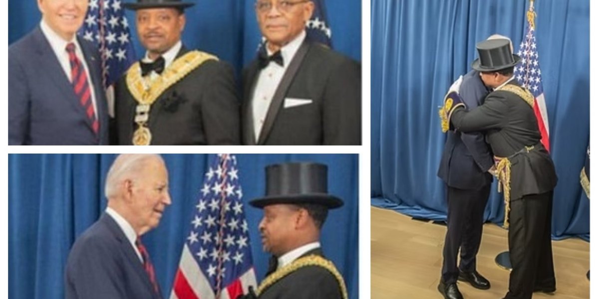 Joe Biden se apunta a una logia masónica un día antes de...