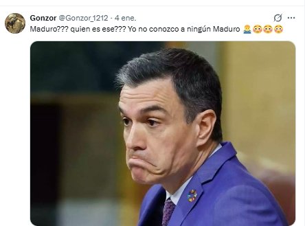 Memes. Maduro en España