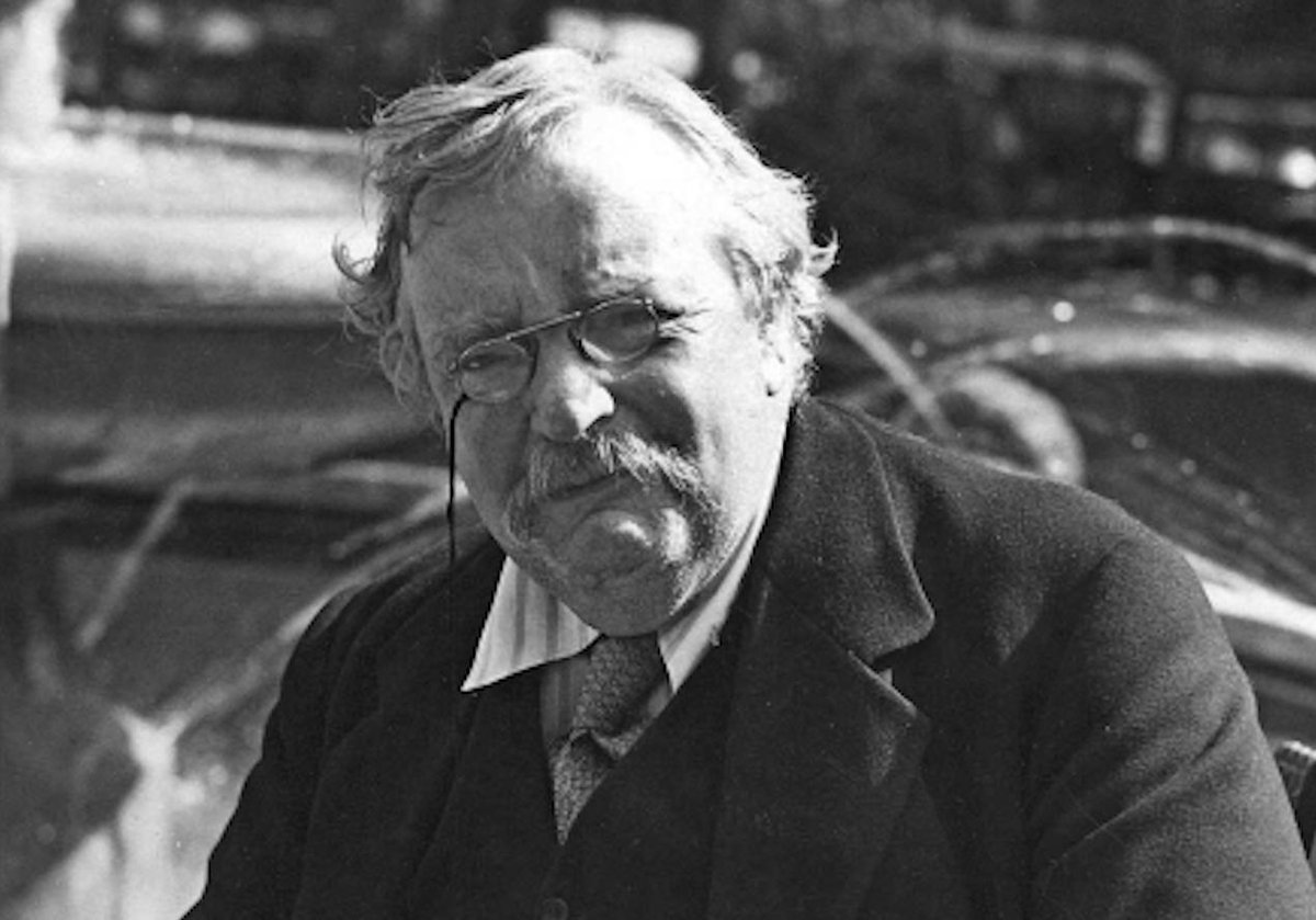 Chesterton santo. La humanidad vigente se divide en dos c...