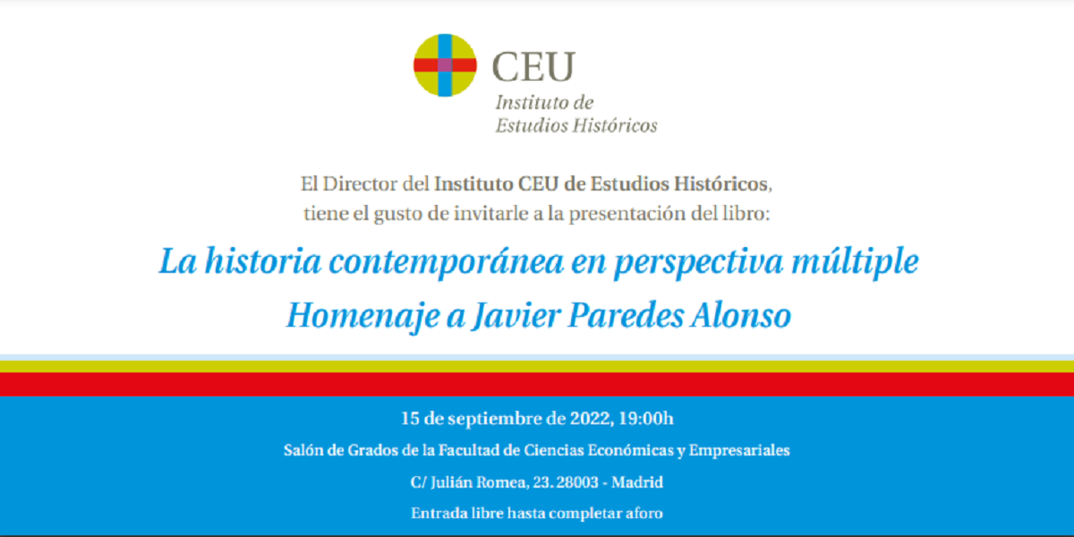 Homenaje al historiador Javier Paredes. Es un tipo raro:...