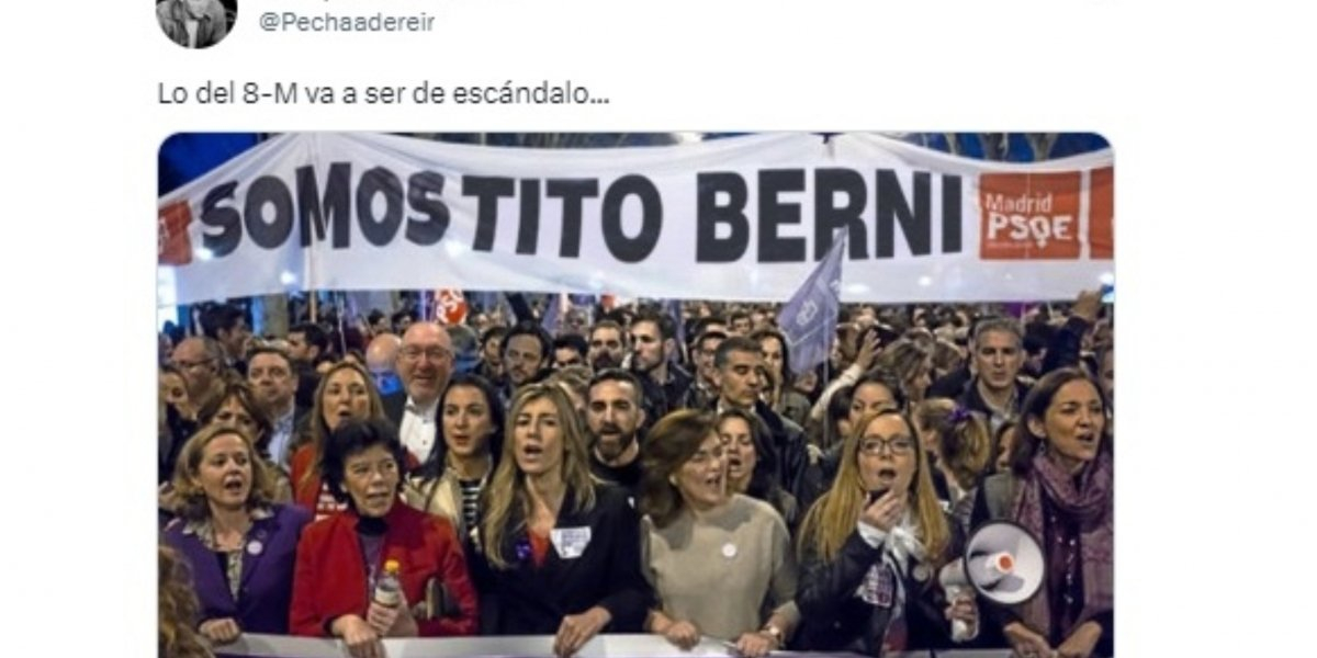 Memes. Tito Berni en el 8M